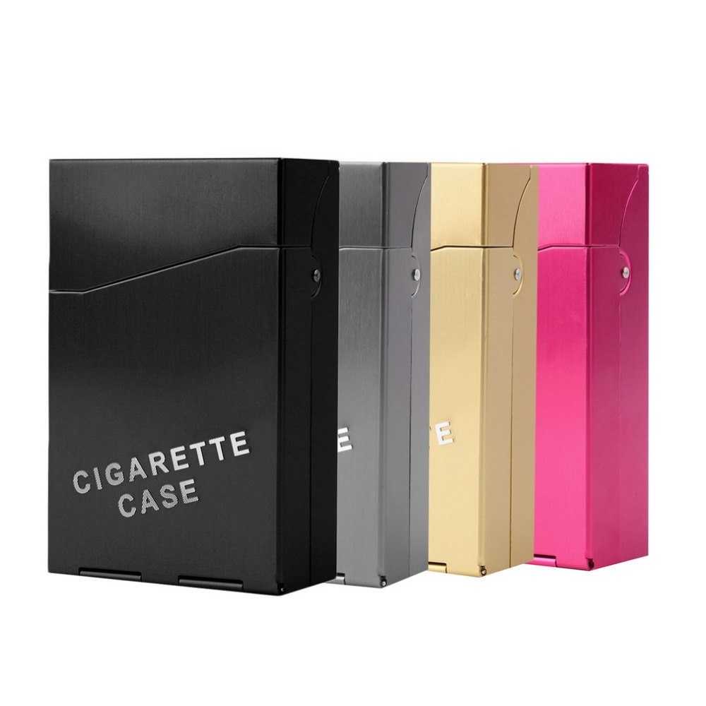 Jual DINGHAO Kotak Rokok Fashion Aluminium Cigarette Case | Shopee ...