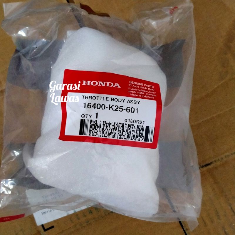 Jual 16400-K25-601 Throttle body assy original AHM Honda Beat fi esp ...