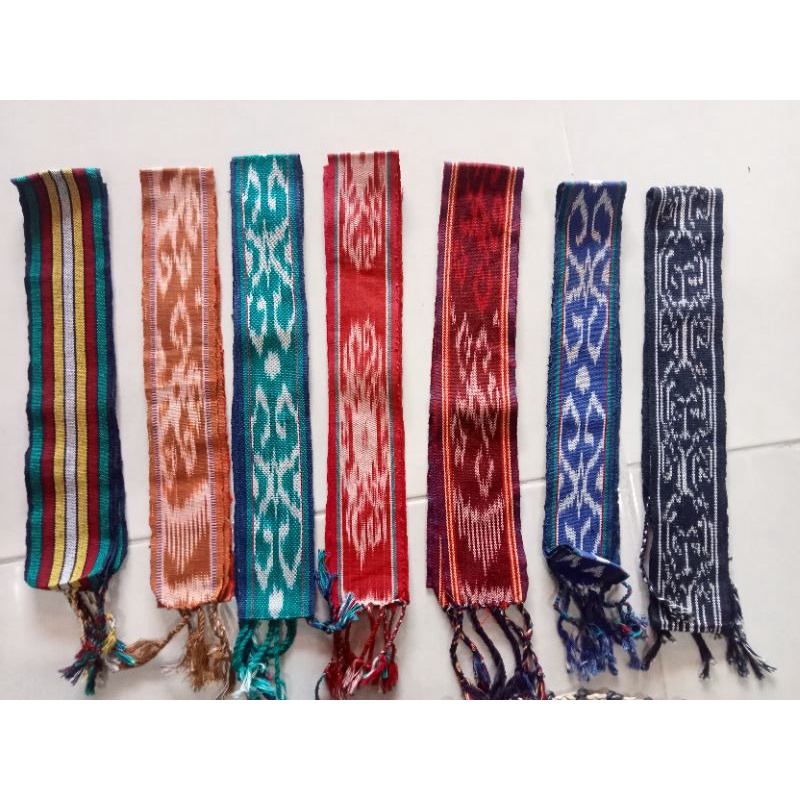 Jual Syal Ikat Kepala Anak Gunung Kain Tenun Asli by Yoga Art | Shopee ...
