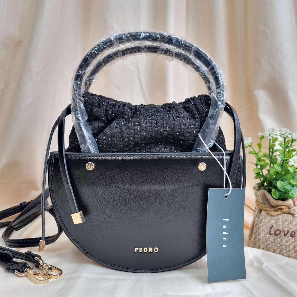 Jual TAS PEDRO TWEED TOP HANDLE | Shopee Indonesia