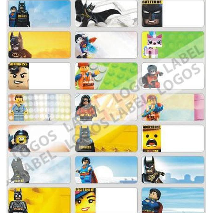 Jual Baru Lego Sticker Medium Name Label. Stiker Karakter Lego The ...