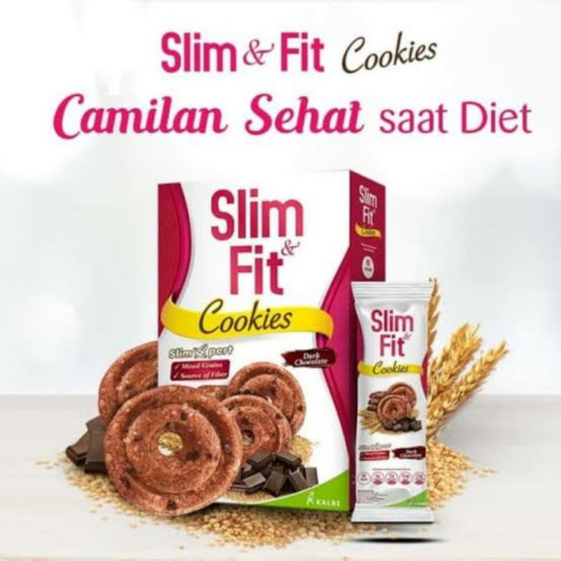 Jual Slim & Fit cookies rasa dark coklat dan cinamon kismis.. untuk ...