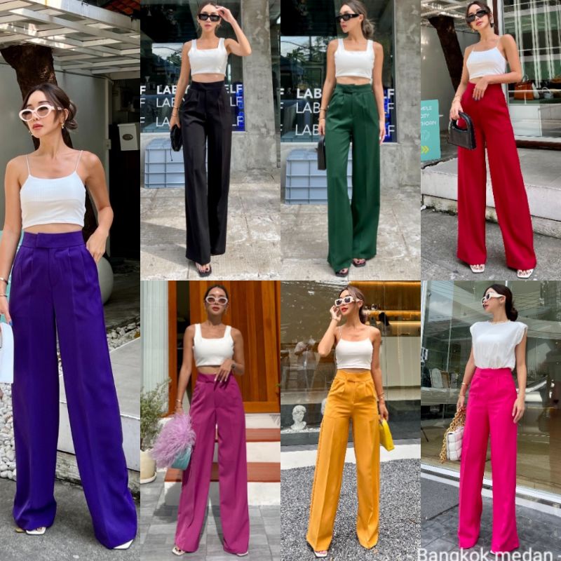 Jual (LABEL BANGKOK MEDAN)READY CELANA PROMTHONG KULOT STRAP SESAME ...