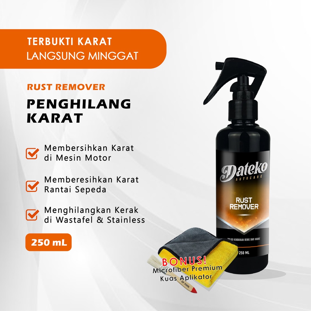 Jual (AMPUH MEMBERSIHKAN) Dateko Rust Remover - Cairan Penghilang Karat Besi dan Stainless ...