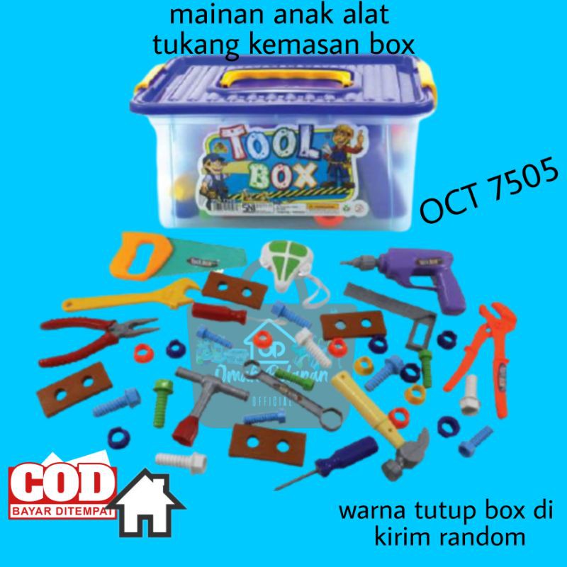 Jual TOOLS SET BOX_MAINAN ANAK ALAT TUKANG KEMASAN BOX/MAINAN ANAK ...