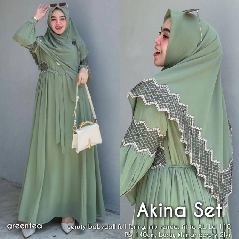Jual AKINA SET (LABEL MADANI) READY | Shopee Indonesia