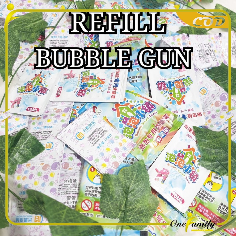 Jual ONE-M174 REFILL Bubble Gun Isi Ulang Gelembung Sabun / Refill ...