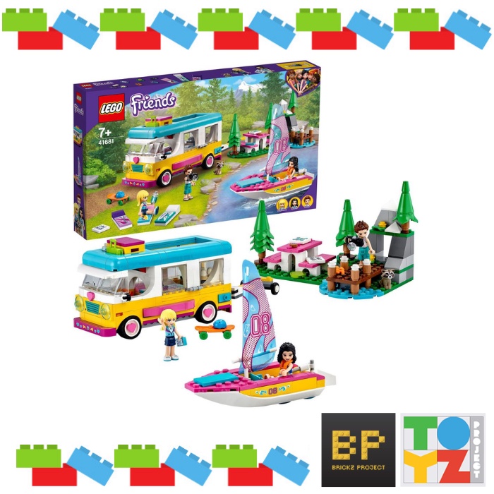 Jual Lego 41681 Friends Forest Camper Van and Sailboat | Shopee Indonesia