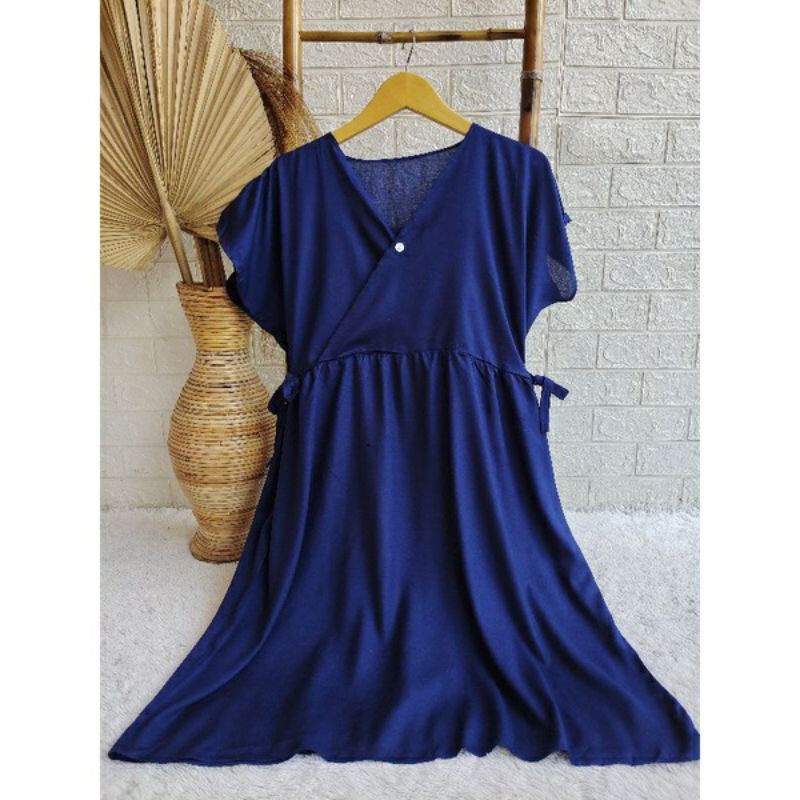 Jual DASTER KIMONO POLOS PENDEK BUSUI RAYON PREMIUM LD 120 CM | Shopee ...