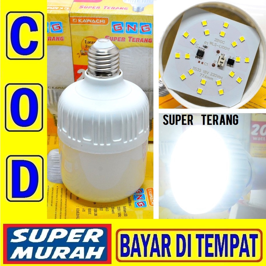 Jual KAM1 Lampu Tabung 20w Led Kapsul 20 Watt Sni Garansi Paling Terang Termurah Capsule Capsul ...