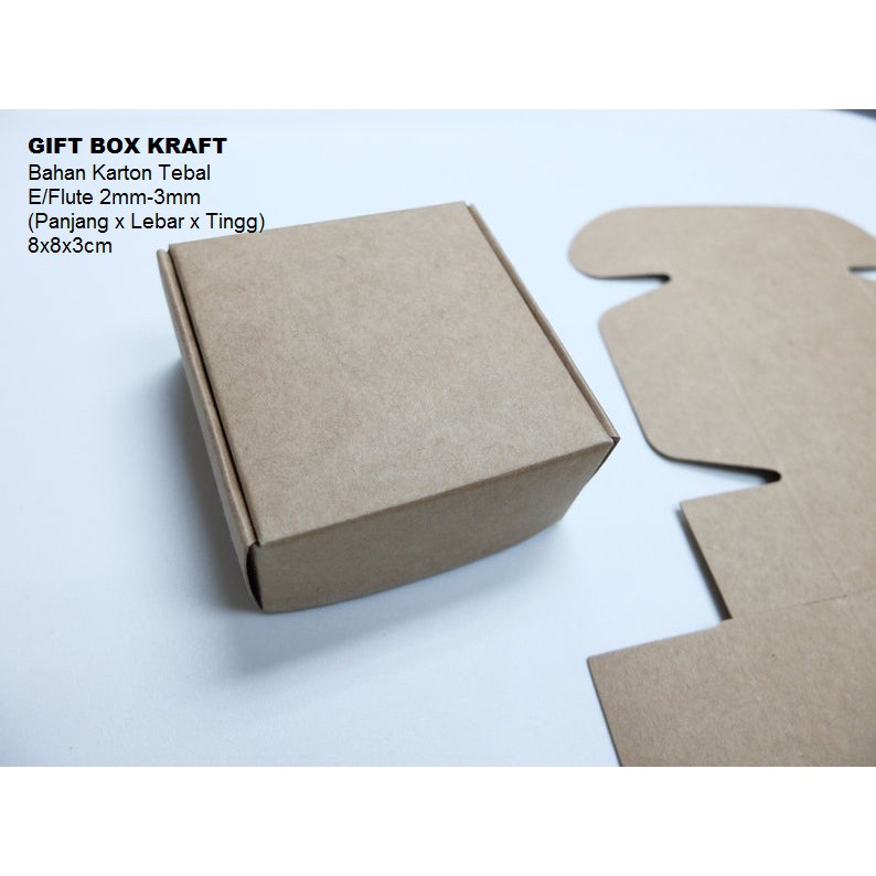 Jual Kardus Packing Kecil Olshop 8x8x3 cm Dus Packaging Mini Online ...