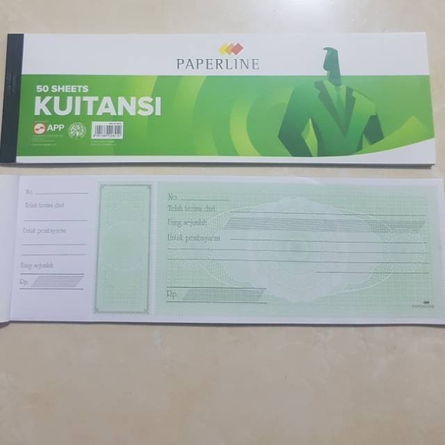 Jual Buku Kwitansi Besar PAPERLINE (isi 50 Lembar) | Shopee Indonesia