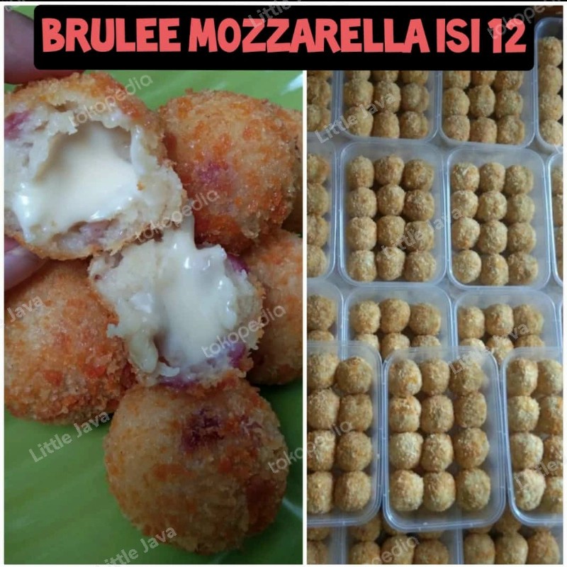 Jual Brule Beef Mozarella - bola kentang isi smoked beef dan moza 12pcs ...