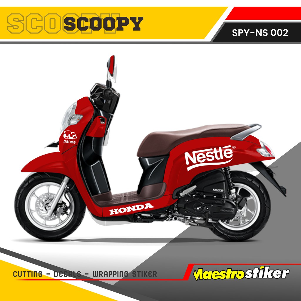 Jual Cutting Stiker Scoopy Nestle SPY-NS 002 | Shopee Indonesia