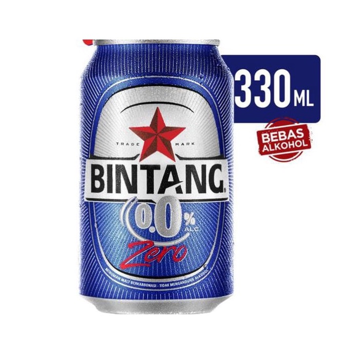 Jual Bintang Zero 0.0% Original Can 330 ml | Shopee Indonesia