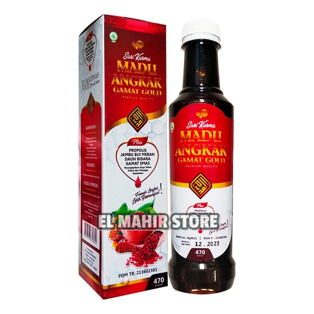Jual Sari Kurma Madu Angkak Gamat Gold El Madinah (Untuk DBD dan Demam ...