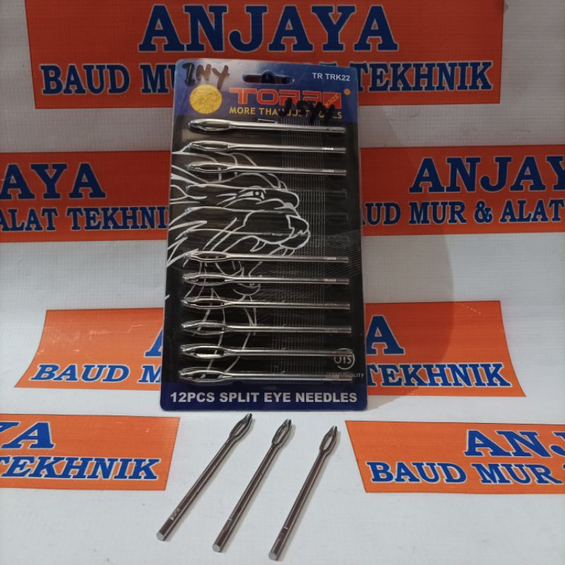Jual TORA Jarum Tubles Ban TR-TRK22 / SPLIT EYE NEEDLES ( Satuan ...