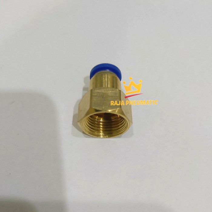 Jual FITTING NEPEL ANGIN LURUS FEMALE DRAT DALAM 1/2 KE SELANG 12MM ...