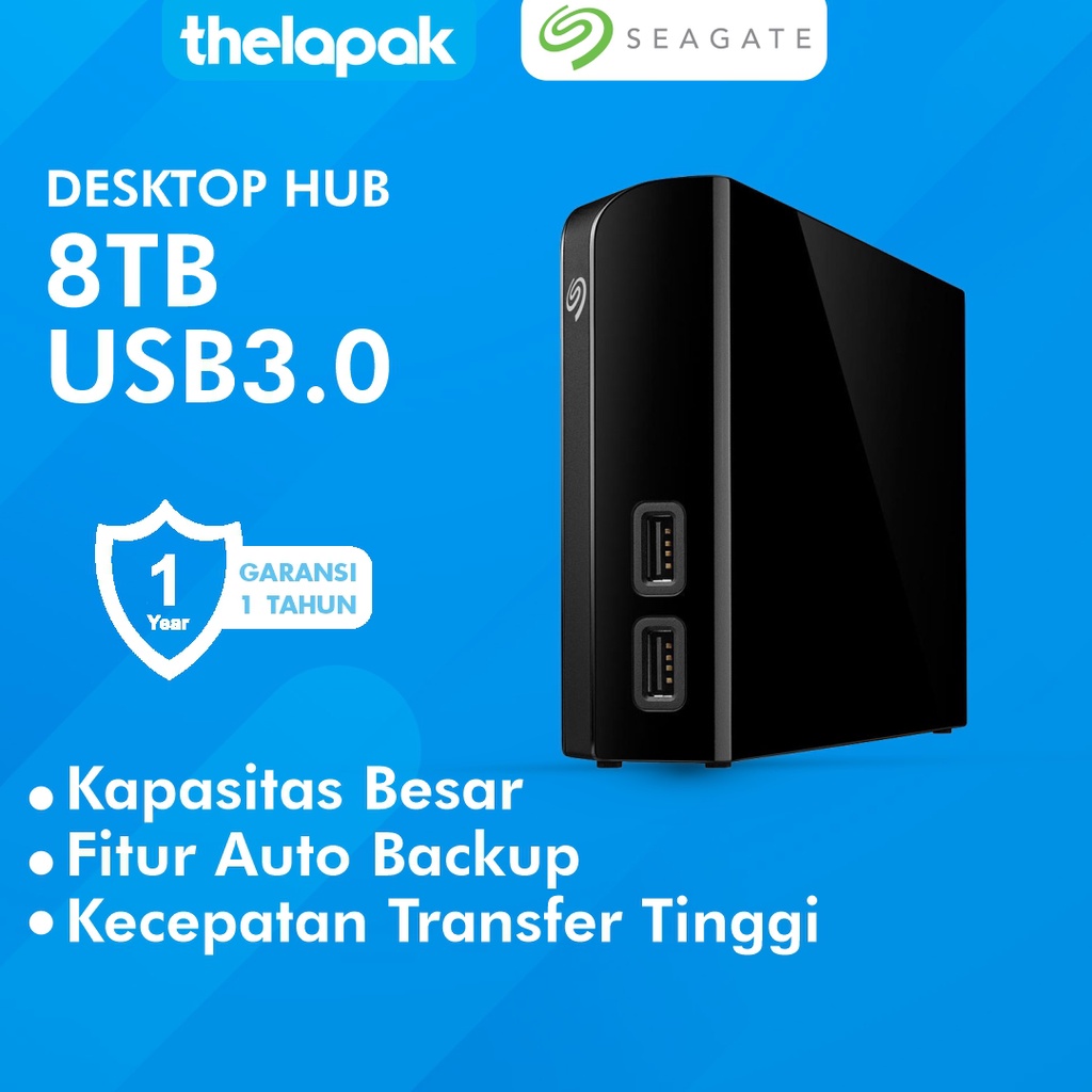 Jual Hardisk eksternal Seagate Bacup Puls Desktop Hub 8TB USB 3 ...