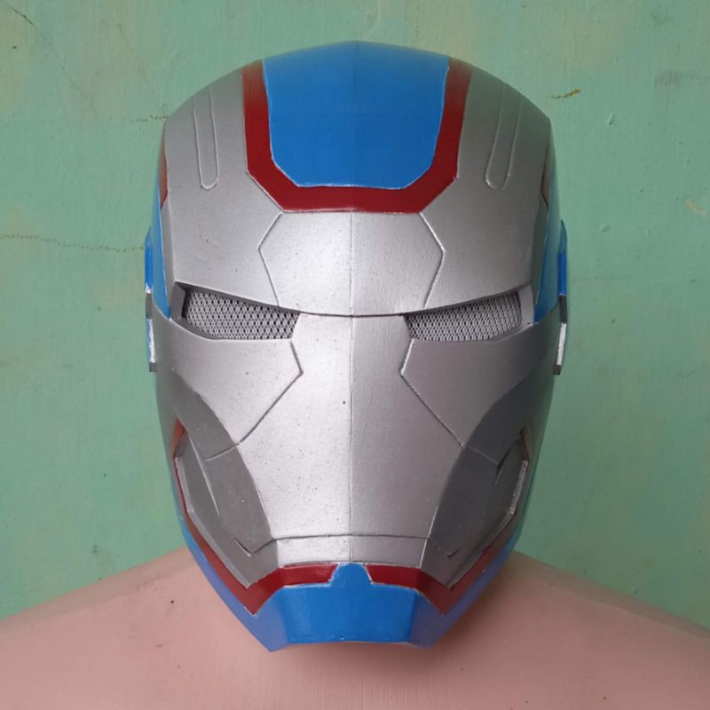 Jual Helm Iron Patriot Iron Man Avengers Marvel Untuk Anak | Shopee ...
