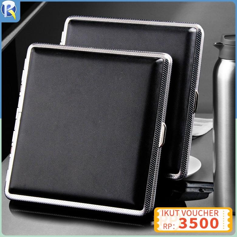 Jual COD kotak rokok mewah 20 batang/wadah rokok leather mewah/kotak ...