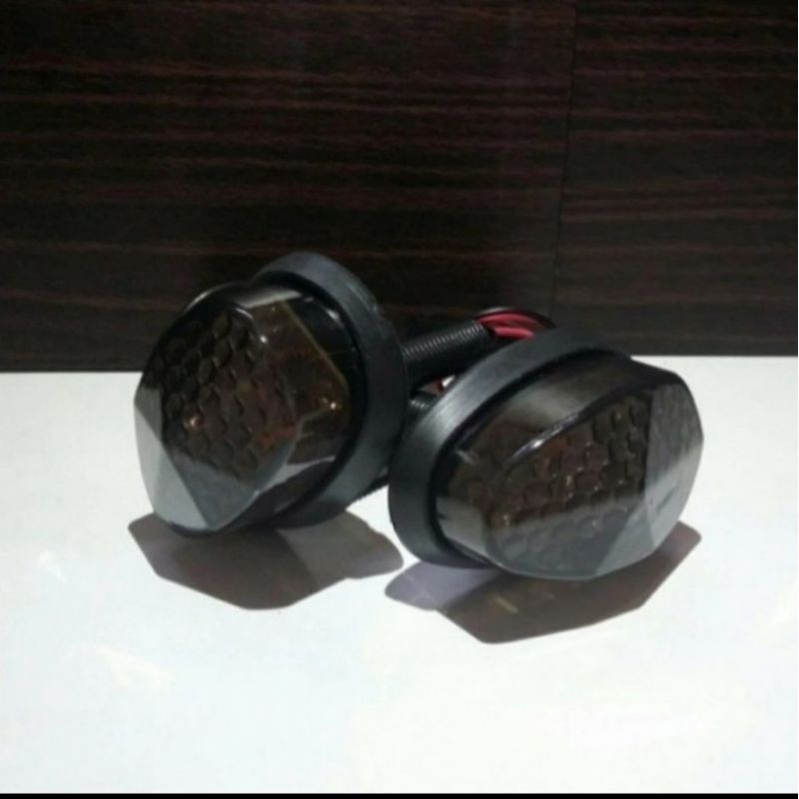 Jual Lampu sein tempel oval LED CBR/ninja dll | Shopee Indonesia