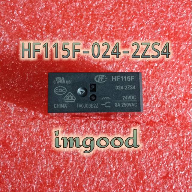 Jual HF115F-024-2ZS4 Relay 8 pin 24VDC 8A/250VAC | Shopee Indonesia