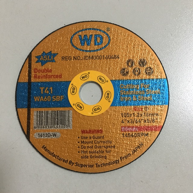 Jual WD Cutting Wheel for stainless steel | Shopee Indonesia