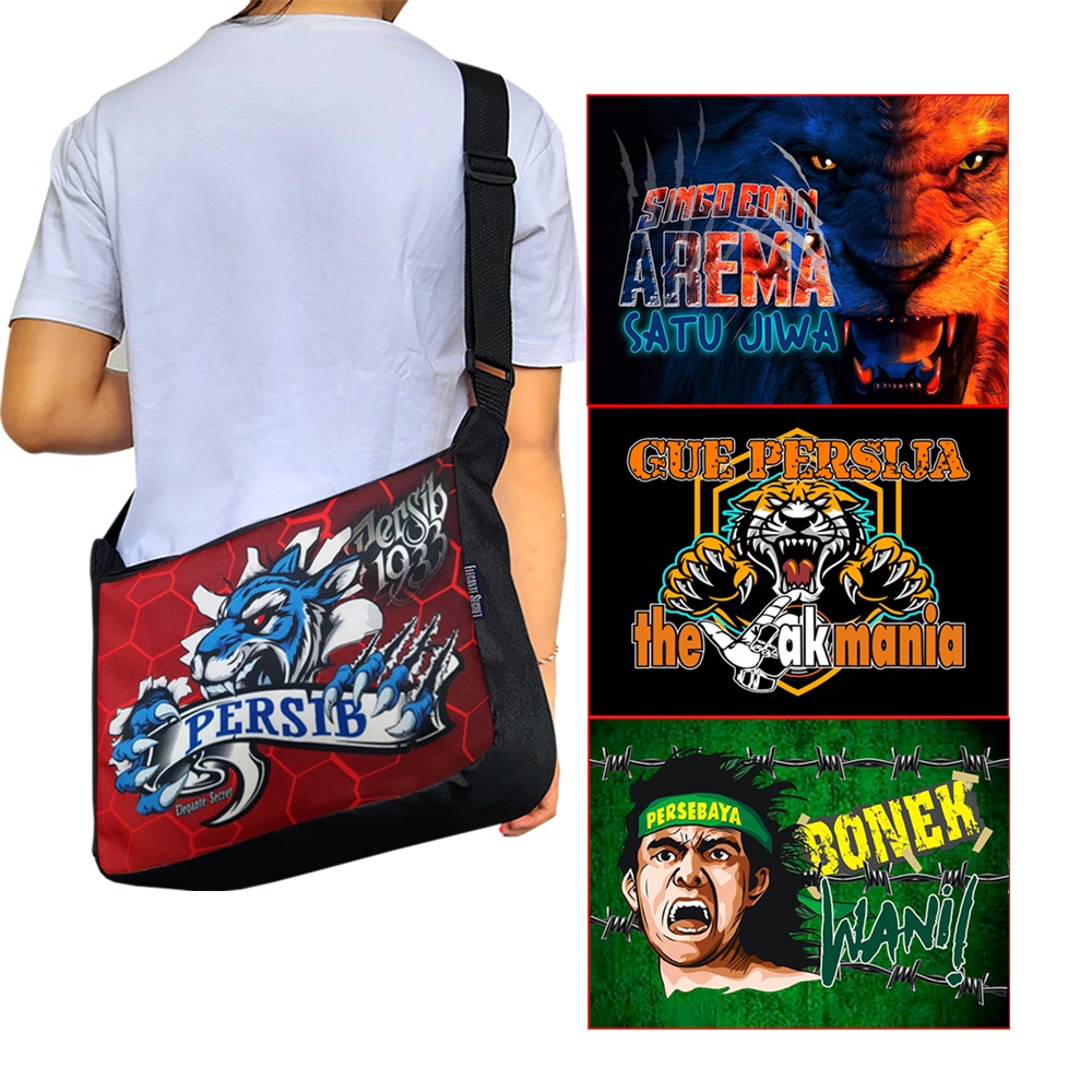 Jual Tas Selempang Pria Persib Persija Persebaya Arema Sublim Tas Soren ...
