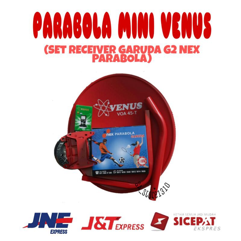 Jual Parabola Venus Mini & Receiver Garuda G2 Nex Parabola | Shopee ...