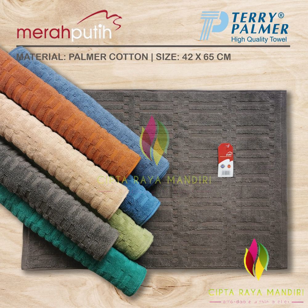 Jual Keset MERAH PUTIH Bathmat Keset Handuk Kamar Mandi 45 X 65cm by ...