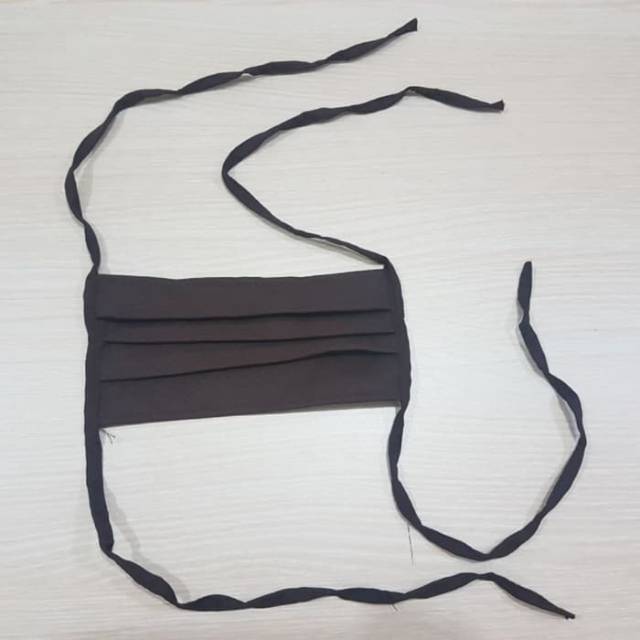 Jual Masker Kain Oxford Tali Ikat Atas Bawah Masker Hijab Masker Kain ...