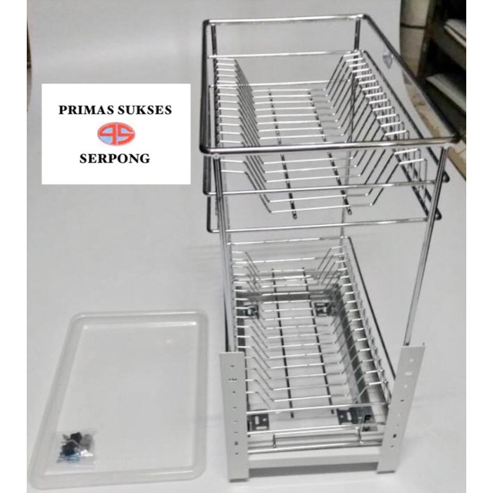 Jual Rak Botol - Rak Piring Botol Gelas Bumbu 2 Susun Twin Tmb 23056 Dr ...