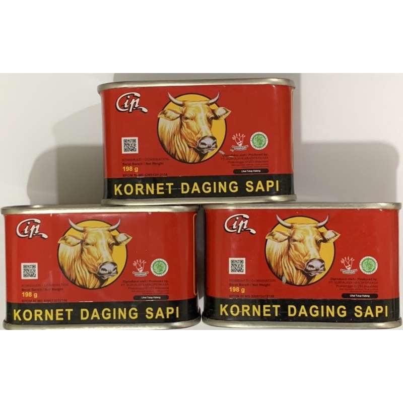 Jual Kornet CIP PRONAS Corned Daging Sapi 198gr dan 120gr PROMO MURAH ...