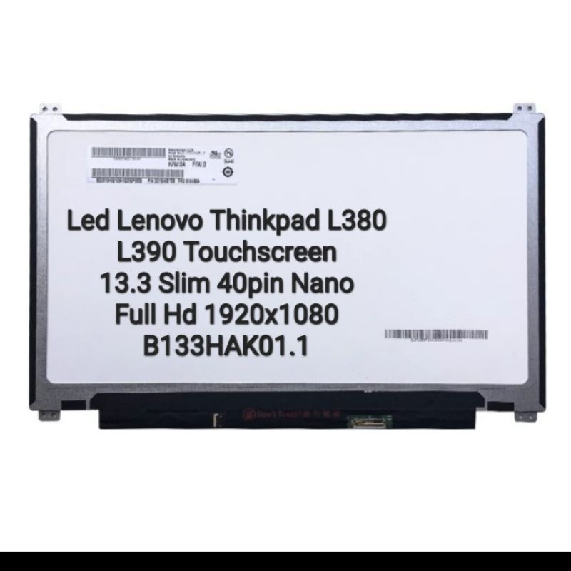 Jual LED LCD LENOVO THINKPAD L380 L390 TOUCHSCREEN | Shopee Indonesia