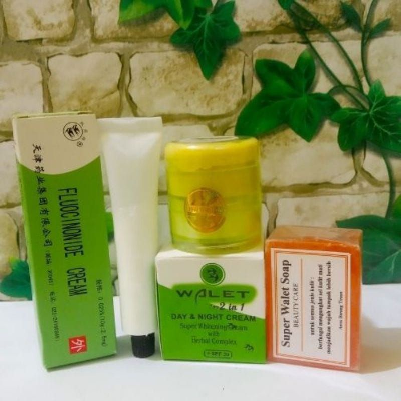 Jual Paket Cream Walet Super 4in1 (Cream Siang + Malam + Sabun Dan ...