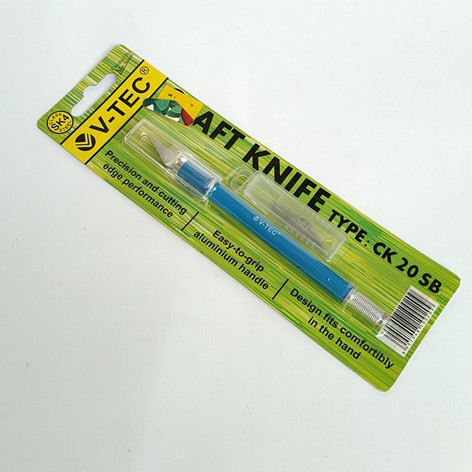 Jual PISAU CRAFT KNIFE ART KNIFE PEN CUTTER Merk V-TEC CK-20SB | Shopee ...