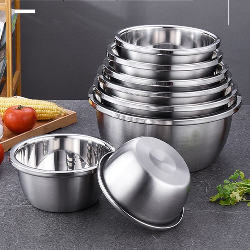 Jual Baskom Stainless Tebal 36cm Multifungsi Mangkuk Wadah Salad ...