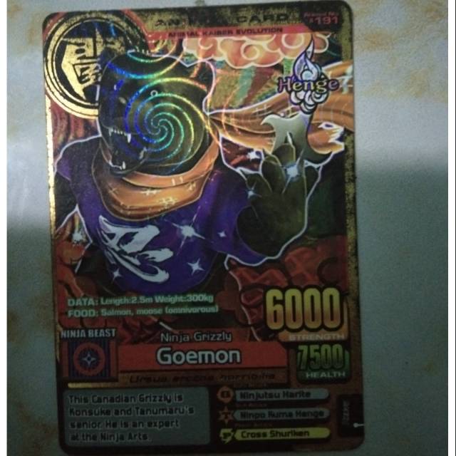Jual Animal kaiser card GOEMON (gold card) | Shopee Indonesia