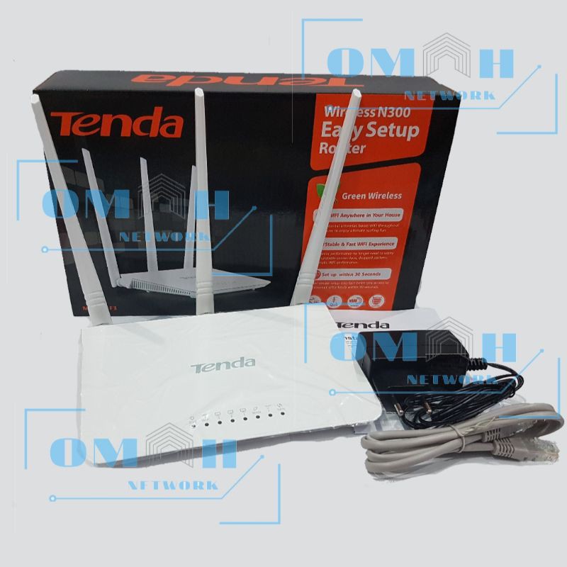 Jual [ BISA COD ] TENDA F3 ( lampu indikator banyak ) Router Wireless ...