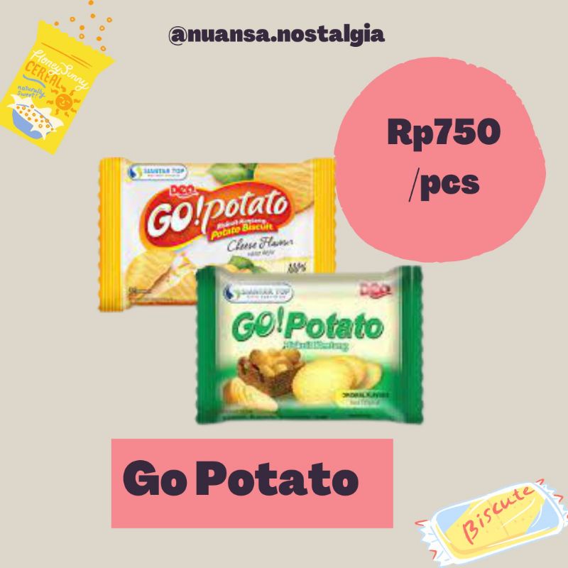 Jual TERMURAH! Go Potato Snack Kentang (Original & Cheese) | Shopee ...