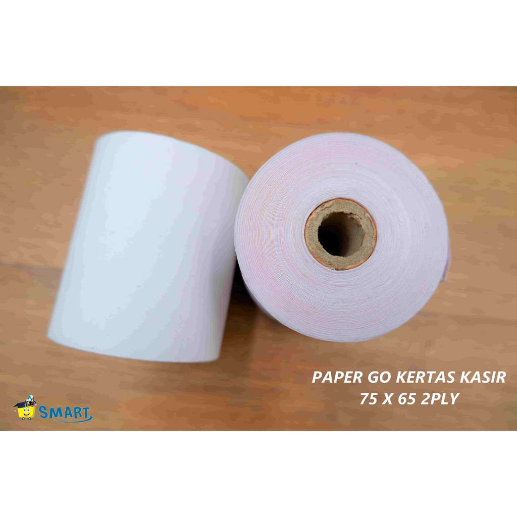 Jual PAPER GO KERTAS KASIR 75 x 65 2 PLY | Shopee Indonesia