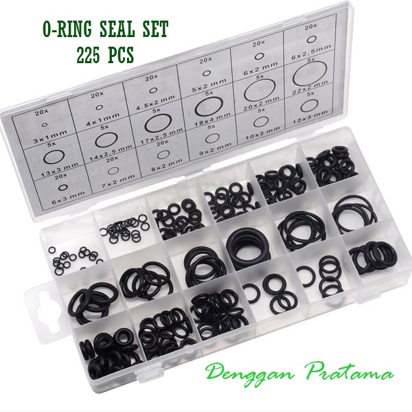 Jual Karet O Ring Seal Gasket Paking Set 225 pcs | Shopee Indonesia