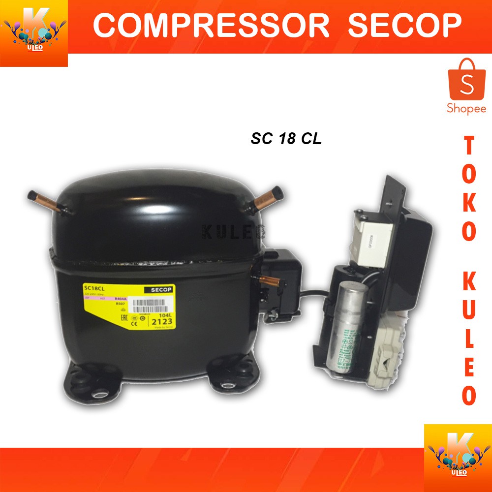 Jual Compressor SECOP SC 18CL - Kompresor secop sc18cl | Shopee Indonesia