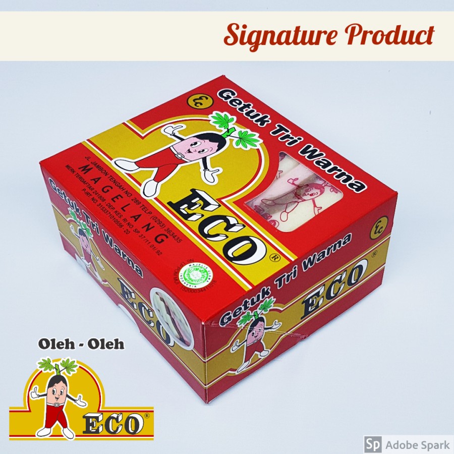 Jual Getuk Tri Warna ECO oleh-oleh Asli Magelang isi 16 | Shopee Indonesia