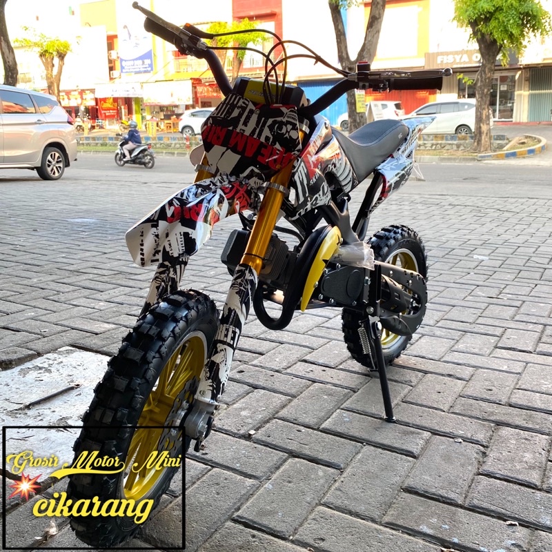 Jual MOTOR MINI TRAIL KXD 50CC MESIN 2TAK | Shopee Indonesia