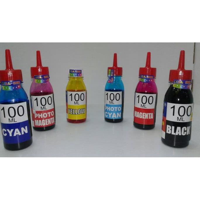 Jual Tinta Isi Ulang Printer Hp Epson Canon Tinta Botol Fillink Black ...