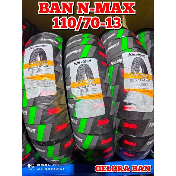 Jual ban luar matic tubeless nmax kingland king jaguar 110/70-13 ban ...