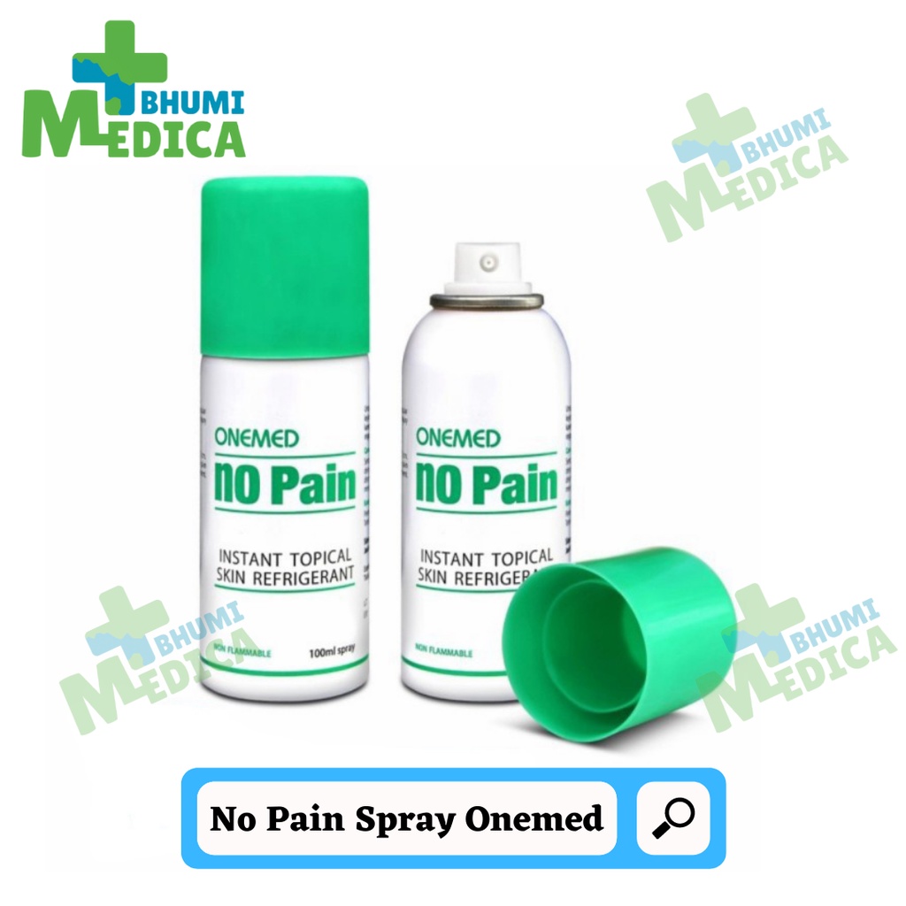 Jual No Pain Green Spray Non Flameable Onemed Instant Topical Skin ...