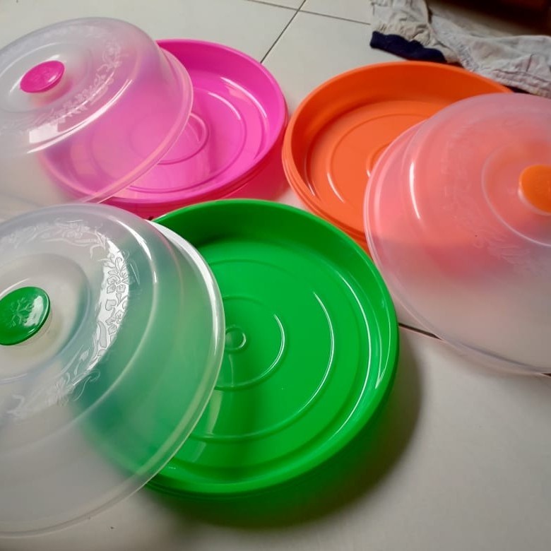 Jual Tempat Roti Bulat -Tempat Kue Bulat - Tempat Bolu Bulat Plastik ...